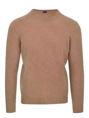 Fedeli Crew-neck Cashmere Sweater - Brown
