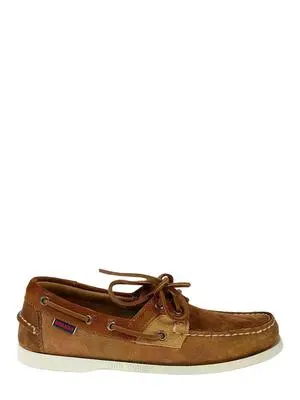 SEBAGO Rossisland Jib Shadow Suede Boat Shoes Brown