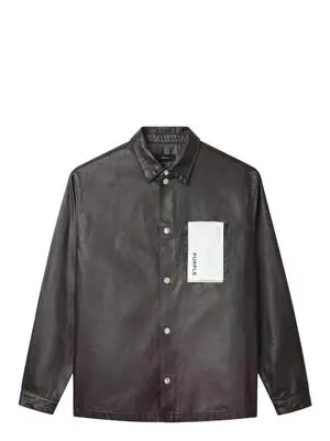 PURPLE BRAND Button-up Shirt - Brown