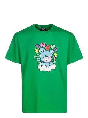 INBETWEENERS Bear-print Cotton T-shirt - Green