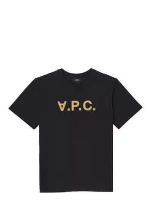 A.p.c. Logo-print T-shirt - Black