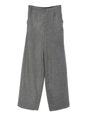 FORTE_FORTE Elasticated-waist Trousers - Grey