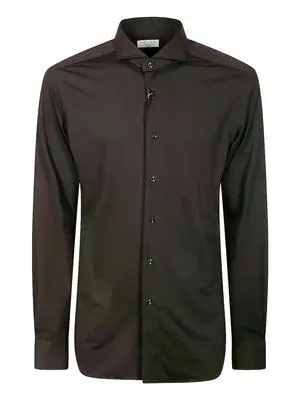 XACUS Long-sleeved Button-fastening Shirt - Brown