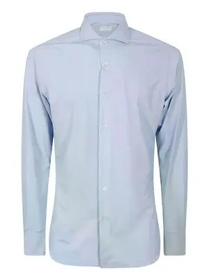 XACUS Long-sleeve Button-fastening Shirt - Blue
