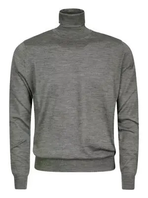 Alpha Industries Turtleneck Merino-wool Sweater - Grey