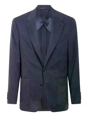 Canali Two-button Patch-pocket Suit - Blue