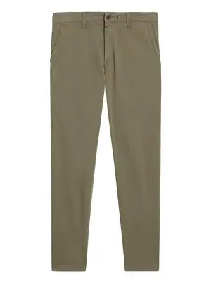 Rag & Bone Standard Cottonblend Twill Chinos - Army Green