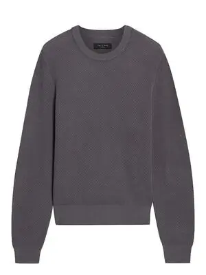 Rag & Bone Dexter Cotton Sweater - Anthracite