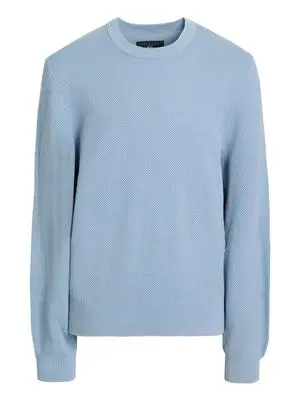 Rag & Bone Dexter Cotton Sweater Light Blue