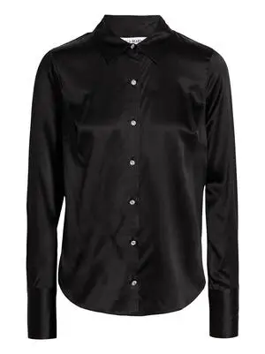 VERONICA BEARD Veronica Beard Monique Silk-Blend Satin Shirt