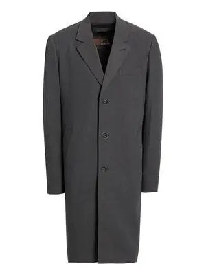 Rag & Bone Wool And Linen-blend Twill Coat - Anthracite
