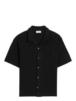 FRAME Cottonpiqué Shirt Black