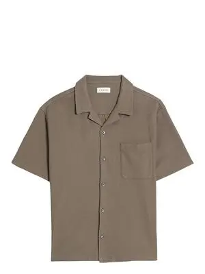 FRAME Cottonpiqué Shirt Taupe