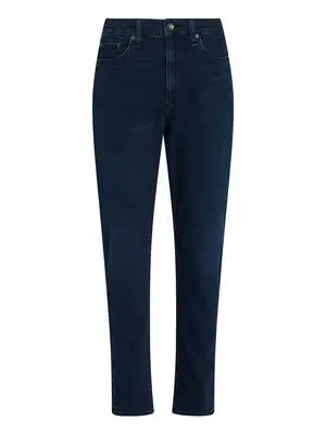 Rag & Bone Whiskered Denim Jeans - Dark Denim