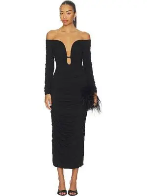 SANS FAFF Wren Midi Dress - Black