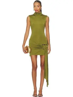 LOVERS AND FRIENDS Darcy Mini Dress - Olive Green