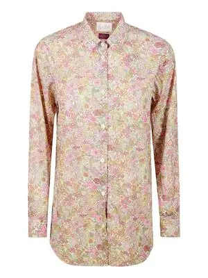 MC2 SAINT BARTH Brigitte Floral Shirt - Neutrals