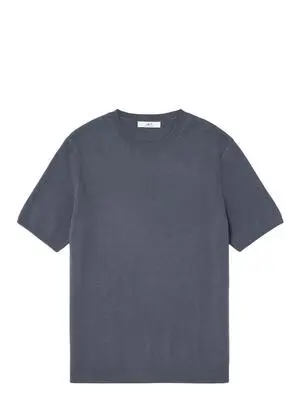 Mr P. Knitted Cashmere T-shirt - Gray