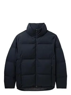 Sease Tribeca Quilted Herringbone Down Jacket - Blue