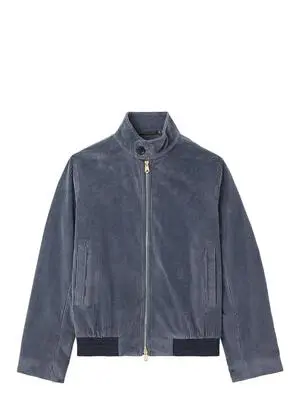 Paul Smith Cotton-corduroy Bomber Jacket - Blue