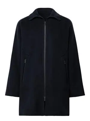 Sease Lifetime Double-faced Cashmere Coat - Blue