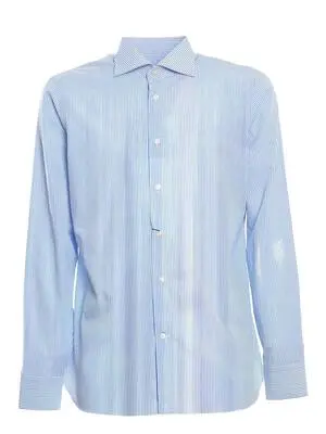 BORRIELLO NAPOLI Striped Cotton Shirt