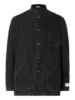 Massimo Alba Cotton-blend Corduroy Bali Jacket - Black