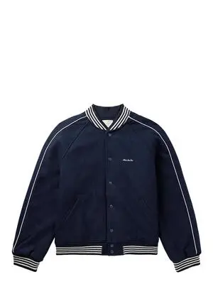 Aimé Leon Dore Wool Varsity Jacket - Blue