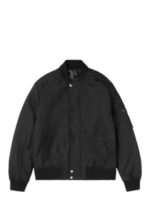 Mr P. Padded Woven Bomber Jacket - Black