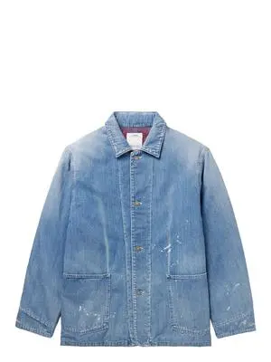 Visvim Social Sculpture Denim Chore Jacket - Blue