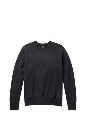 A.PRESSE Cotton-jersey Sweatshirt - Black
