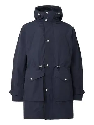 Mr P. Shell Hooded Parka - Blue