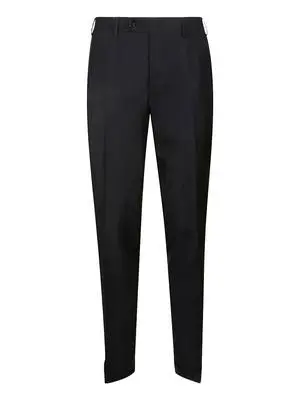 Canali American-pocket Wool Trousers - Blue