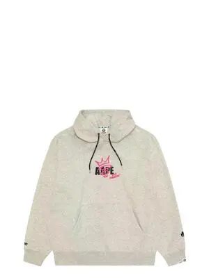 AAPE BY *A BATHING APE® Logo-print Hoodie - Neutrals