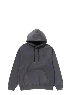 A BATHING APE Logo-patch Hoodie - Grey