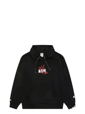 AAPE BY *A BATHING APE Logo-print Hoodie - Black