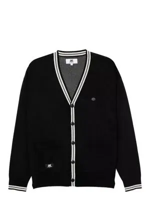 CHOCOOLATE Logo-embossed Cardigan - Black