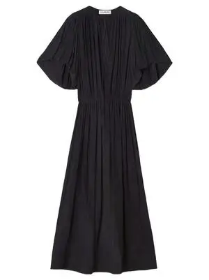 LANVIN Pleated Maxi Dress - Black