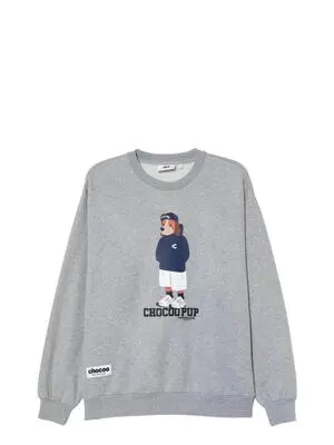 CHOCOOLATE Graphiced Sweatshirt - Grey