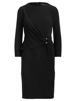 Ralph Lauren Ring-detail Mini Dress - Black