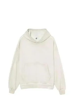 Izzue Appliqué-detail Cotton Hoodie - Neutrals
