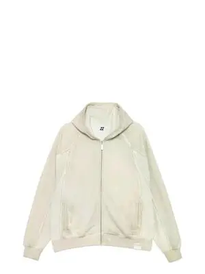 Izzue Logo-embroidered Hoodie - Neutrals