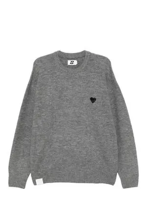 Izzue Heart Logo Sweater - Grey
