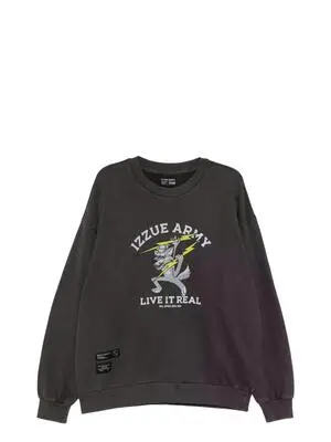 Izzue Graphic-print Sweatshirt - Grey