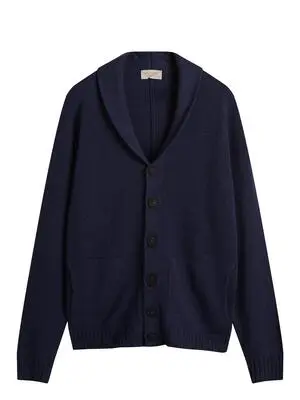 John Smedley Rockford Cashmere Cardigan - Midnight