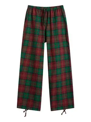 SUNDAYFRUITMARKET Sunday Check Trousers - Green
