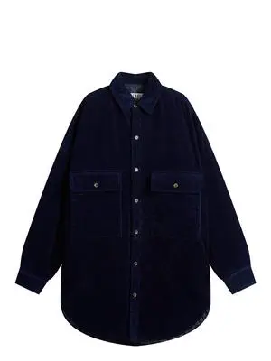 MERELY MADE Corduroy Overshirt - Navy