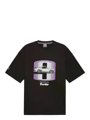 PUMA X Porsche Turbo Graphic-print T-shirt - Black