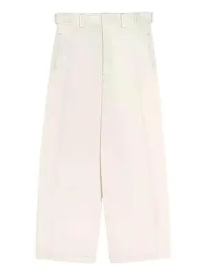 LEMAIRE Side-tab Welt-pocket Trousers - Neutrals