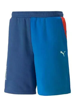 PUMA X Bmw M Motorsport Colour-block Track Shorts - Blue